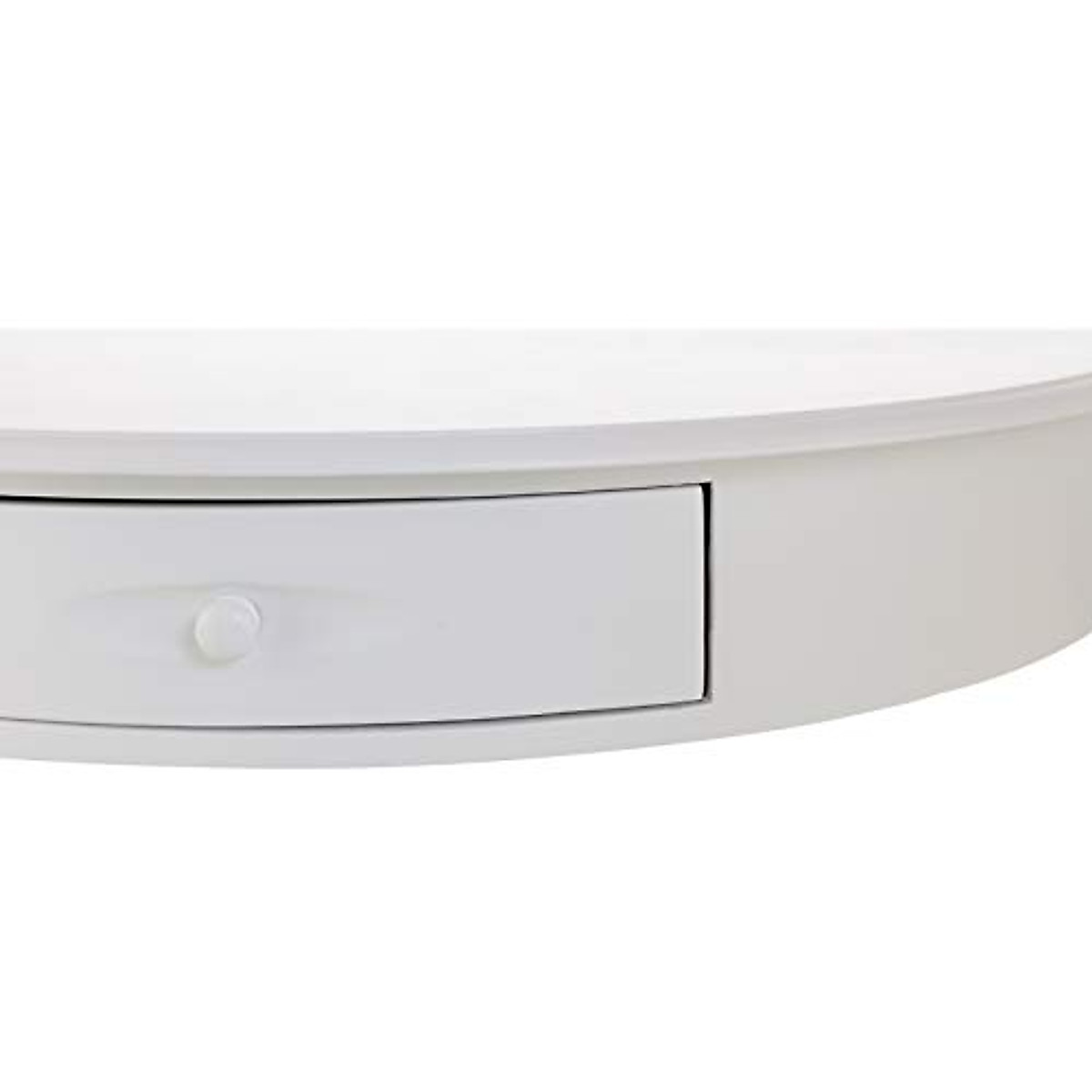 kieragrace Providence Morris Half Moon Shelf - White, Matte Finish
