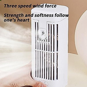 Fufafayo Home Portable Conditioner, Portable Automatic Remote Head Conditioner, USB Mini Conditioner With 3-Speed With Automatic Head Shaking For Home Office, Bedroom, Desktop