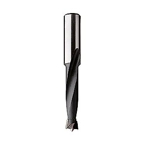 CMT 311.064.11 Two Flute Dowel Drill, 1/4-Inch Diameter, 10x30mm Shank, Right-Hand Rotation