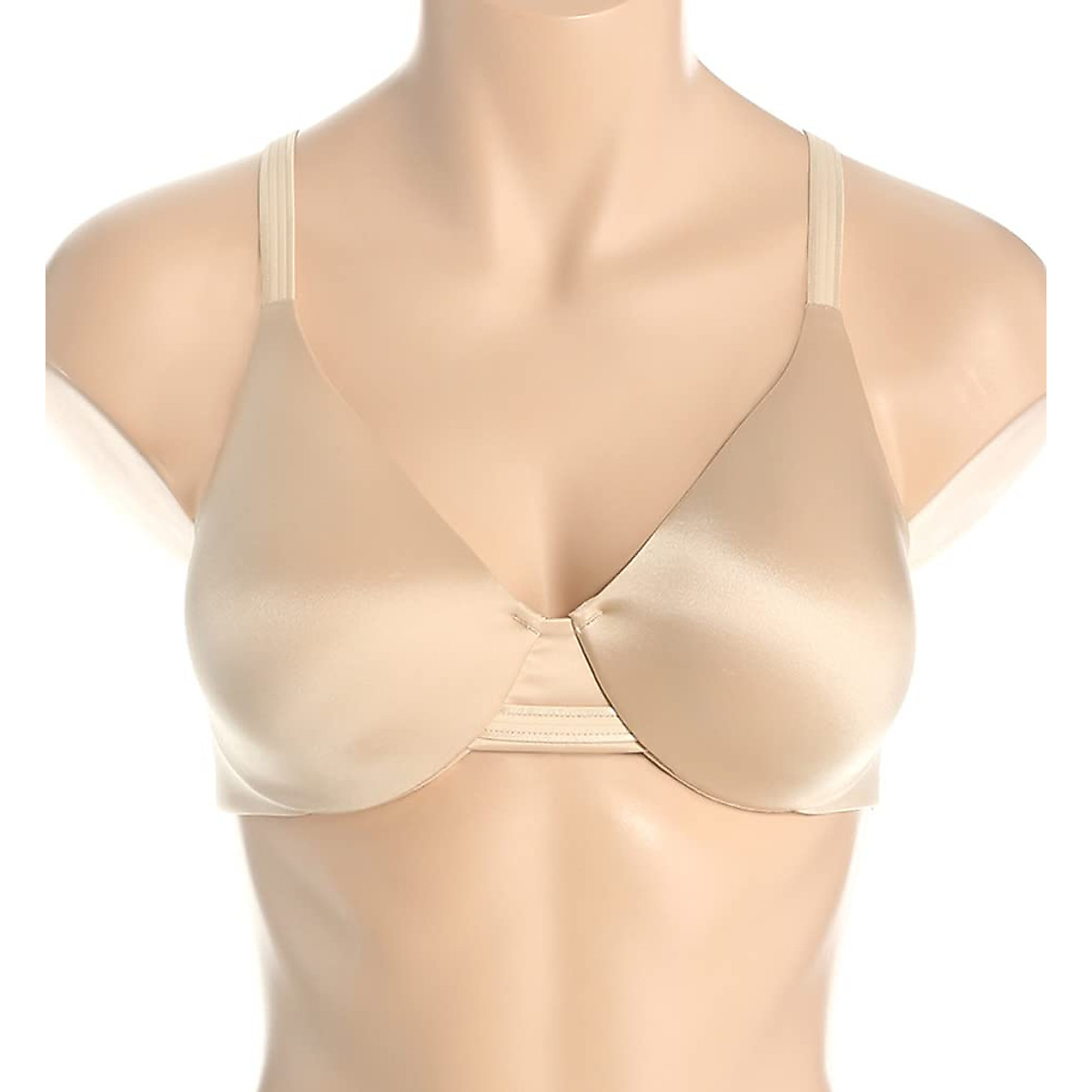 Bali Womens One Smooth U Underwire Bra, Smoothing & Concealing Full-coverage Df3w11 Bras, Soft Taupe, 40C US