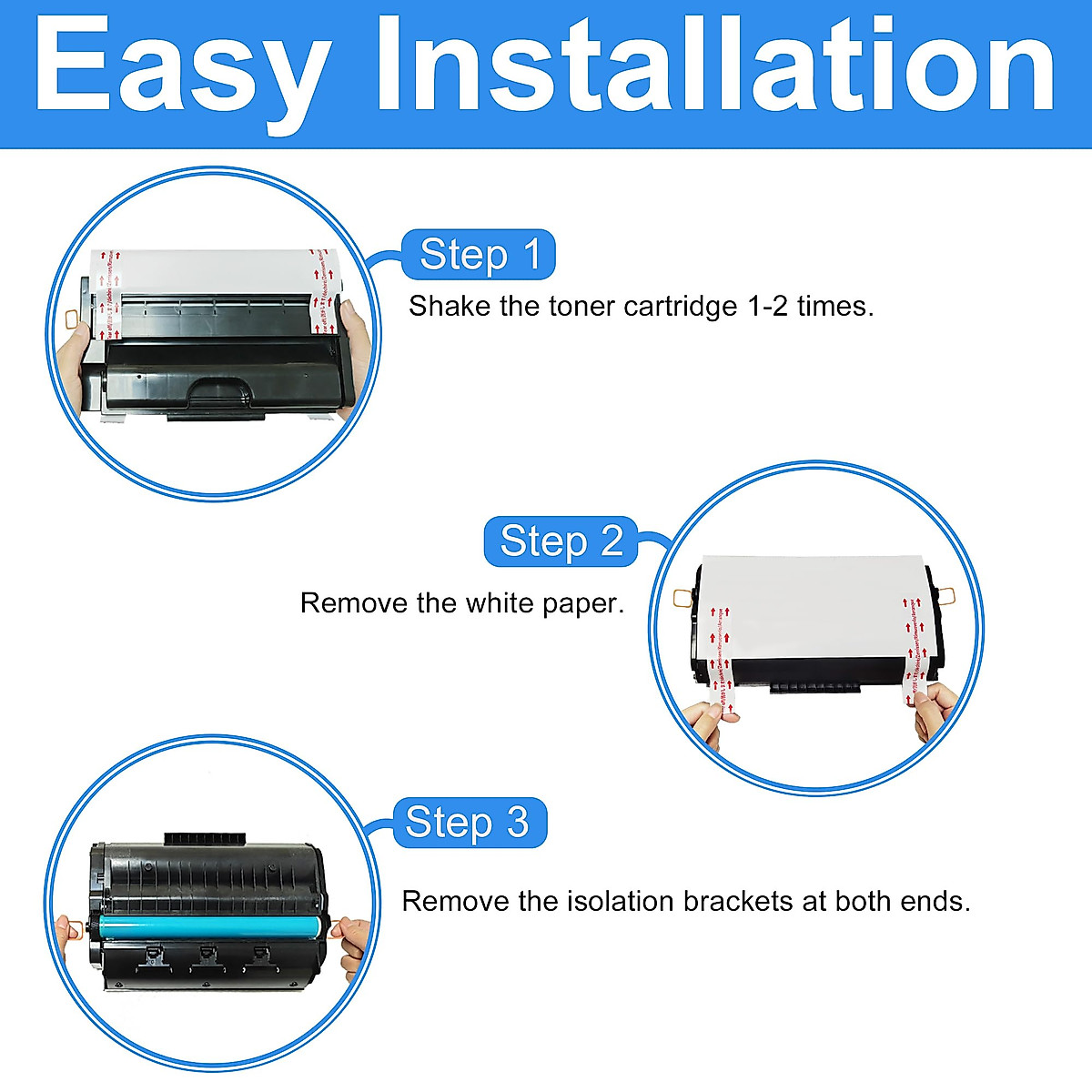 LCL Compatible Toner Cartridge Replacement for Ricoh 406989 SP 3500DN 3500N 3500SF 3510DN 3510SF (1-Pack Black)