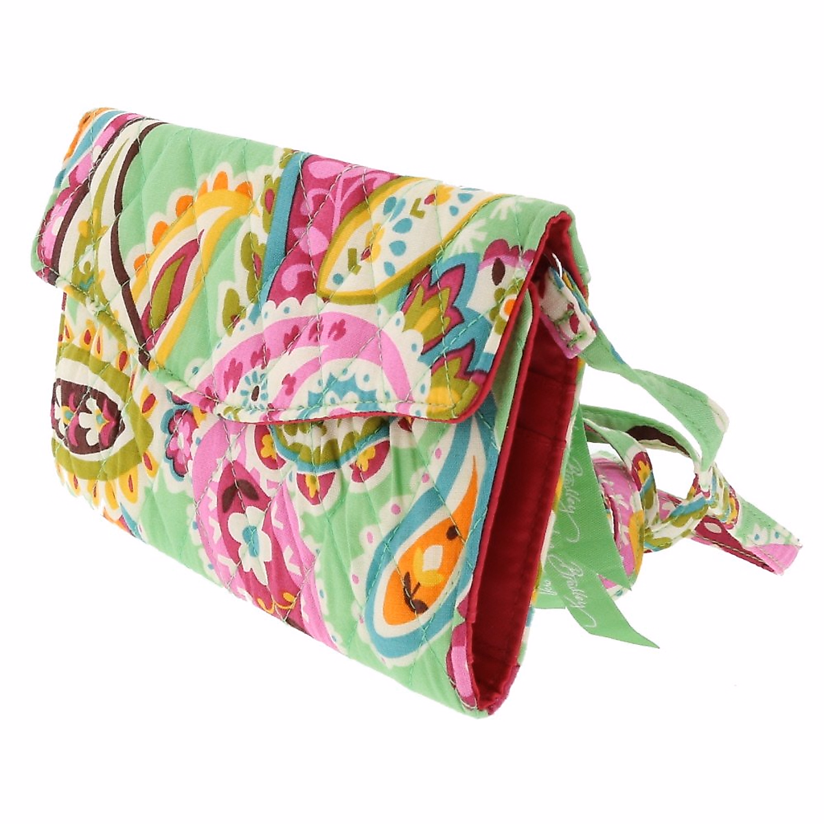 Vera Bradley Crossbody/Shoulder Strap Wallet Handbag/Clutch in Tutti Frutti
