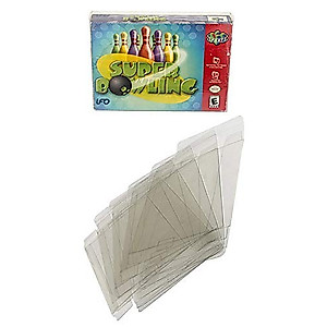 EVORETRO 25 Pieces Plastic Box Protector - compatible for N64 & SNES Sleeve Box Video Game Display Case - Super Nintendo Game Crystal Clear Scratch Resistant