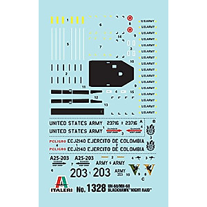 Italeri 1328S 1: 72 - UH-60/Mh-60 Black Hawk 'Night Raid'