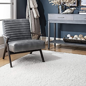 nuLOOM Arden Homely Shag Area Rug, 8x10, White