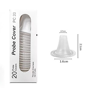 500pcs Ear Thermometer Probe Covers, Lens Filters， Refill Covers for All Braun themometer Thermometer Models Digital Thermometers Disposable Covers