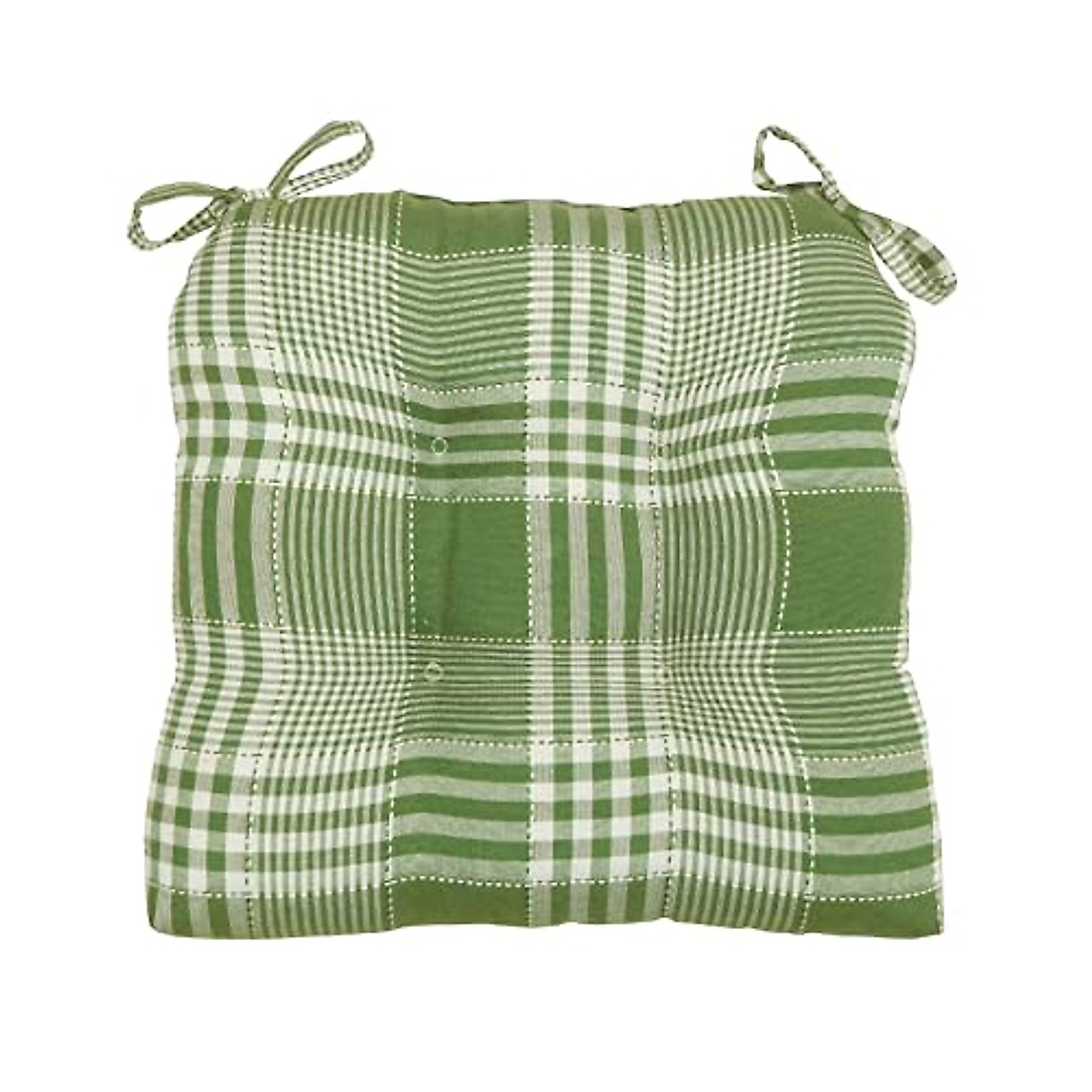 Arlee Exeter Set of 2 Chair Pad, Olive 2 Count