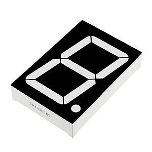 uxcell Common Anode 10 Pin 1 Bit 7 Segment Display 2.2 x 1.5 x 0.43 Inch 1.8" Red LED Display Digital Tube