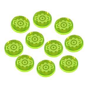 LITKO Space Fighter 2nd Edition Tokens | Compatible with Star Wars: X-Wing Miniatures Game | Pack of 10 (Calculate Tokens)