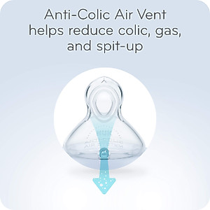 NUK Smooth Flow Anti Colic Disney Baby Bottle, Mickey Mouse, 10 oz, 3 Pack