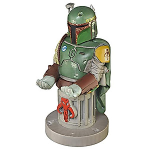 Exquisite Gaming: Star Wars: Boba Fett - Star Wars Original Mobile Phone & Gaming Controller Holder, Device Stand, Cable Guys, Licensed Figure