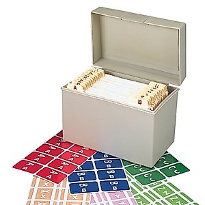 Smead AlphaZ ACCS Color-Coded Alphabetic Label, A-Z, Assorted Colors (67170)