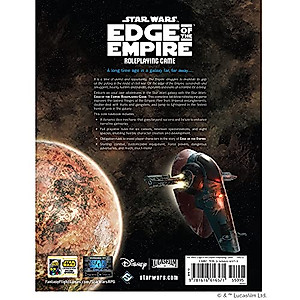 Star Wars Edge of the Empire Core Rulebook | Roleplaying Game | Strategy Game For Adults and Kids | Ages 10 and up | 3-5 Players | Average Playtime 1 Hour | Made by Fantasy Flight Games