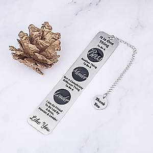 Boss Appreciation Gifts Bookmark for Boss Day Women Men Office Retirement Leaving Going Away Gifts for Female Male Thank You Gift Boss Lady Mentor Supervisor Leader Birthday Gifts Coworker Employee