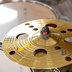 Meinl 12" Trash Stack Cymbal Pair with Holes - HCS Traditional Finish Brass for Drum Set, Made In Germany, 2-YEAR WARRANTY (HCS12TRS)
