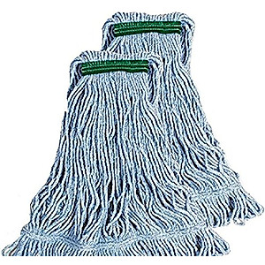 Rubbermaid Commercial Super Stitch Blend Large Mop Heads, 2-Pack