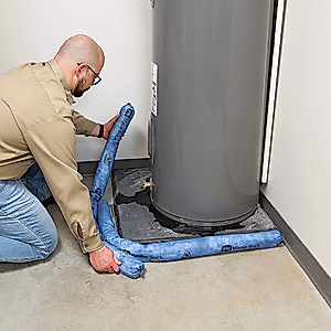 PIG Home Solutions Super Absorbent Sock for Water - 6 Pack - 3" x 48" - Absorbs Up to 1.75 Gallons per Sock - PM50635