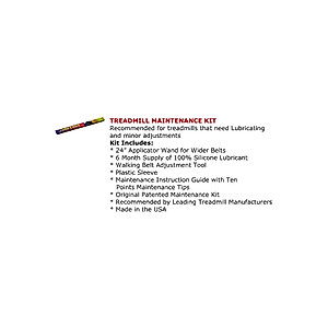 Lube-N-Walk Deluxe Treadmill Maintenance Kit Since 1998 - Patented Treadmill Lubricating System and Official Partner for Major Treadmill Manufacturers Made in USA