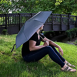 ShedRain Umbrellas Rain Essentials Manual Compact, Charcoal, One Size