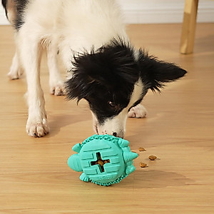 Sedioso Dog Chew Toys for Aggressive Chewers Large Breed, Tough Dental Chews Toy, Toothbrush Medium Dogs Teeth Cleaning(Lake Green), XJYG-2022