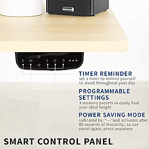 VIVO Electric Motor Sit Standing Height Adjustable Corner 3 Leg Desk Frame, Frame Only, Sit Stand Ergonomic L Frame, DESK-V133E