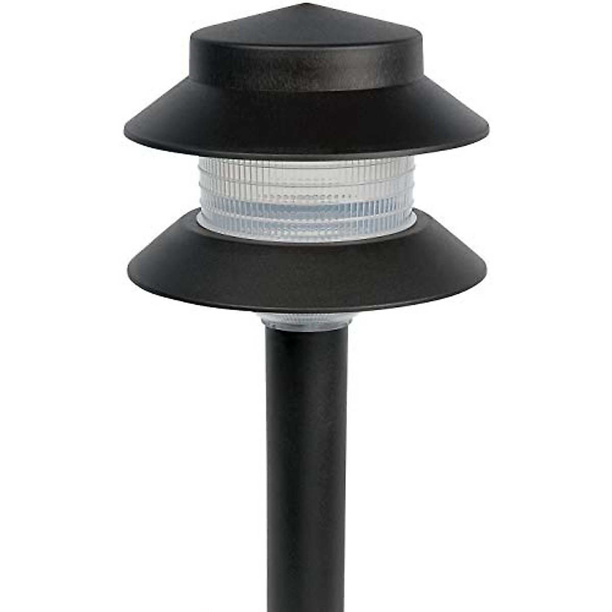 Paradise Plastic Path Stake Light (Black, 8 Pack)