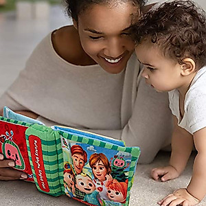 CoComelon Nursery Rhyme Singing Time Plush Book, Featuring Tethered JJ Plush Character Toy, for JJ’s Daily Musical Adventures – Books for Babies and Young Children