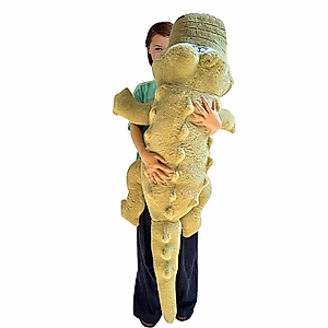 Hofun4U Alligator Plush Pillow, 67 inch Alligator Stuffed Animal, Home Decoration Christmas Valentine’s Birthday Gift for Boys Girls Adults Kids (Green)