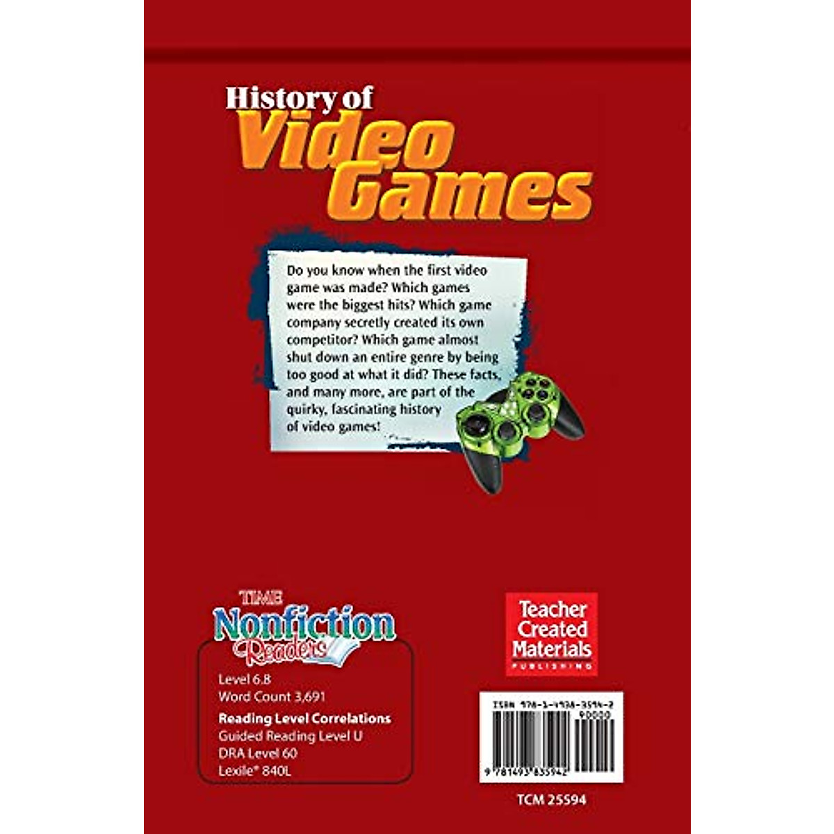 History of Video Games (TIME FOR KIDS® Nonfiction Readers)
