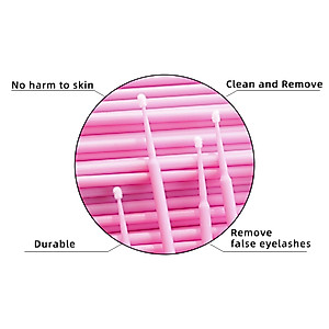 MAYSHIKOU 100 Pcs Micro Swabs For Eyelash Extensions Disposable Applicators Brush False Eyelashes Brush Clean Mascara Bruhes Makeup Tools