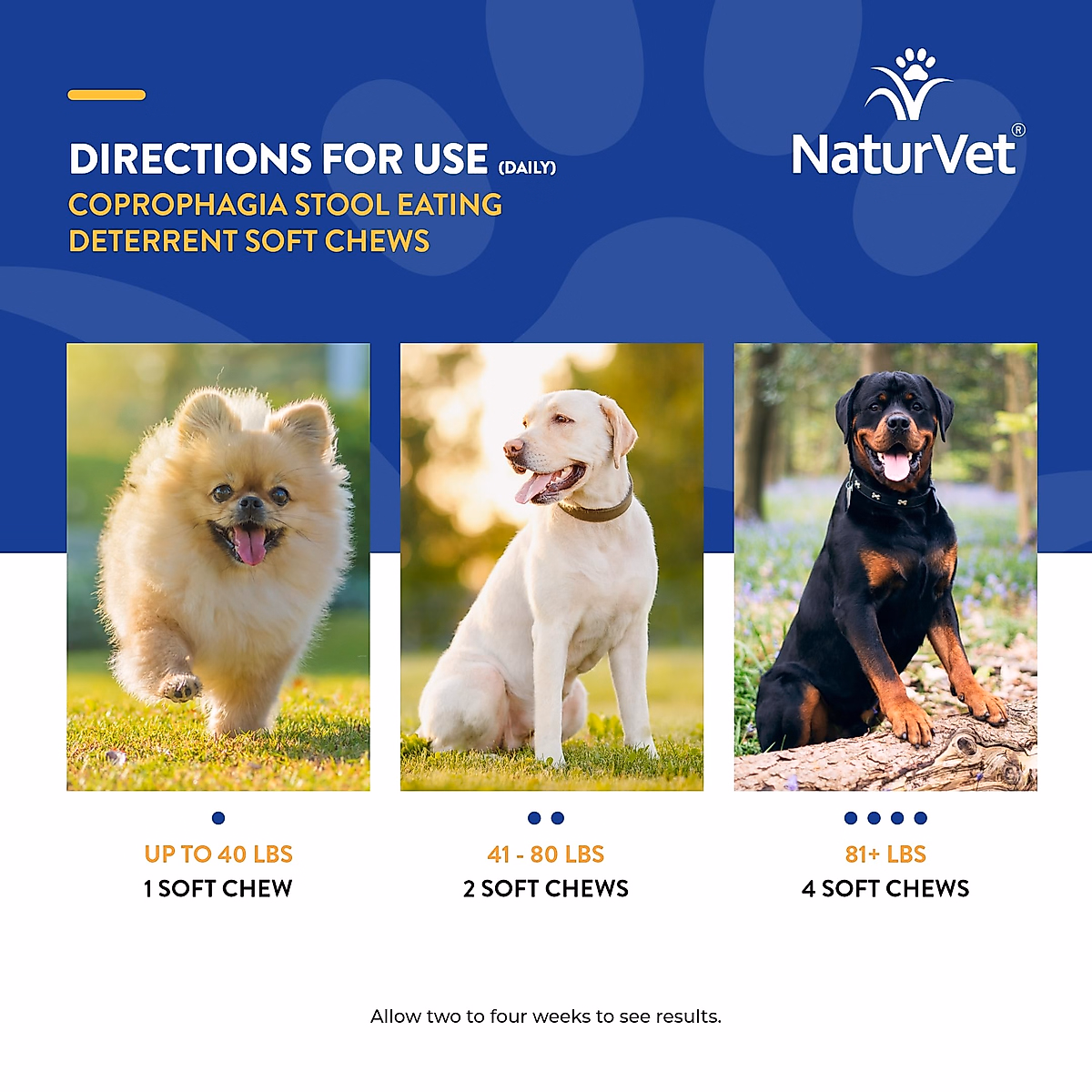 NaturVet Coprophagia Deterrent Soft Chews (90 ct)