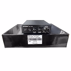 [Upgraded] AIYIMA A07 Pro TPA3255 Stereo Amplifier Bluetooth 5.2 300Wx2 HiFi Class D Amp 2.0/2.1 Channel Audio Power Amp for Speaker with Bass Treble Control& Line Output + Power Adapter