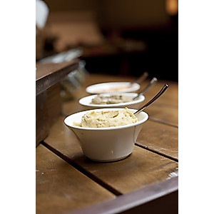 Fortessa Fortaluxe SuperWhite Vitrified China Dinnerware, 10-Inch Round Flair Serving Bowl Set of 6