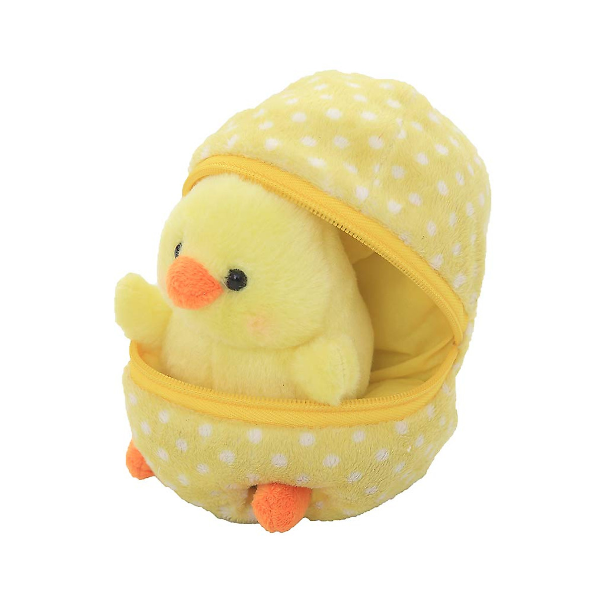 Made By Aliens Easter Plush Unicorn Stuffed Animal 6 Inches Surprise Zip-Up Egg Hideaway Spring Inspired Gift for Girls and Boys Birthday Halloween Mother's Day (New Unicorn Egg)