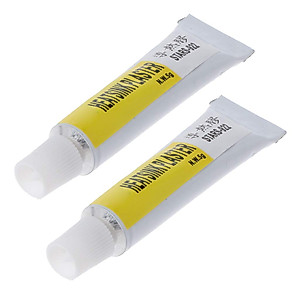 Sara-u 2Pcs Heatsink Plaster Thermal Silicone Adhesive Cooling Paste Strong Adhesive Compound Glue for GPU Chip Radiator Cooling