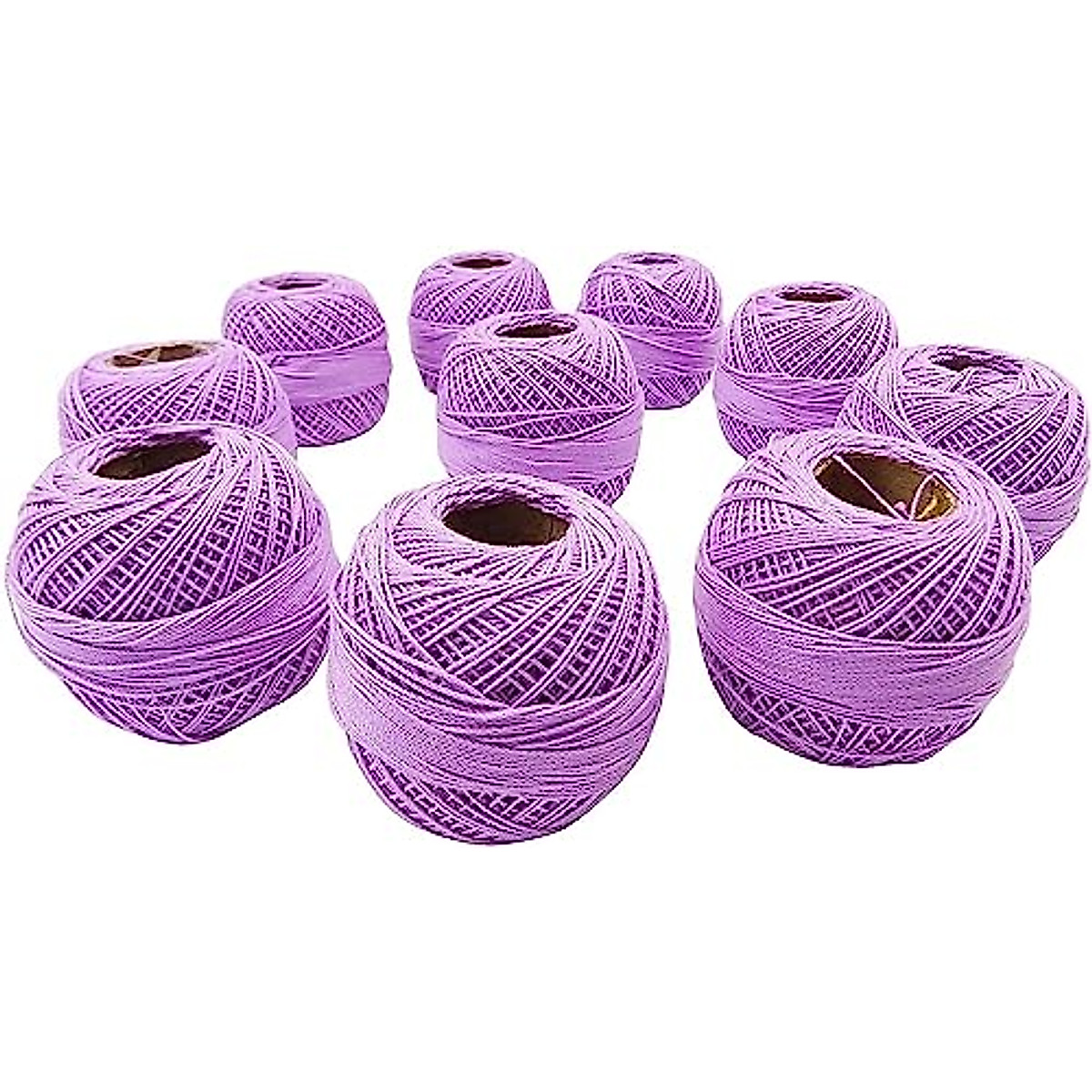 S2J Lot of 10 Pcs Anchor Cotton Crochet Knitting Thread Tatting Yarn Embroidery Ball