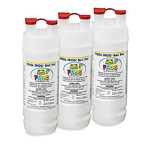 Pool FROG Model 6100 Mineral Reservoir + 3 Chlorine Bac Pacs, Mineral and Chlorine Replacement Cartridges for Pool FROG Model 6100