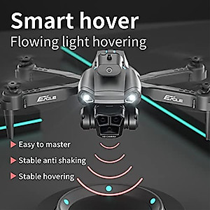 Adult Drone with 4K Camera, 3.7V 2000mAh Quadcopter with Auto Return, Brushless Motor, Route Flight, Altitude Hold, Headless Mode, 2.4G RC Drones Toy