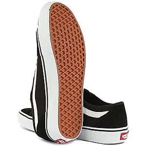 Vans Men's Filmore Decon Sneaker, Suede Canvas Blk White, 11