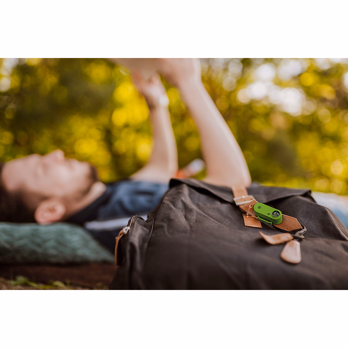 Tickless Active | for Outdoor activites | Ultrasonic Tick Repeller for All Ages - Green