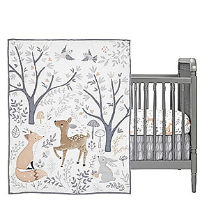 Bedtime Originals 3 Piece Crib Bedding Set, Deer Park, Multicolor