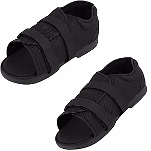 Cast Shoe Foot Fracture Support Surgical Shoe Medical Open Toe Plaster Cast Boot Post Op Shoe Toe Valgus Surgical Fixed Gypsum Shoe Walking Boot for Foot Injuries Stable Ankle Joints Postoperative Recovery Pain Relief