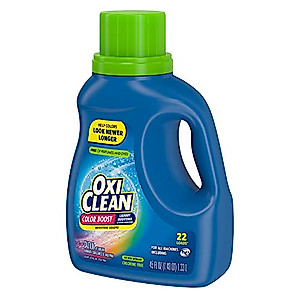 OxiClean Color Boost Laundry Brightener and Stain Remover Liquid Free, 45 fl oz