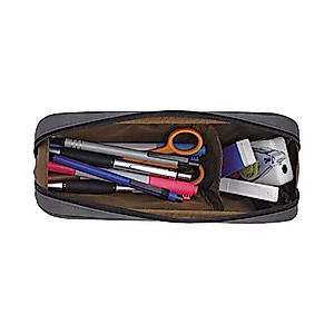 LIHITLAB Pen Case, 9.4 x 1.8 x 3 inches, Black (A7552-24)