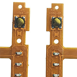 Rinbers Left Right Slide Rail Slider Bracket with Sensor Flex Cable Replacement with Repair Tool Kit for Nintendo Switch NS 2017 Joy-Con Controller Slide Bar (NOT for Console)