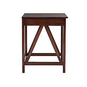 Linon Home Dcor Titian Laptop Desk, Antique Tobacco, 31.5" W x 24.02" D x 30" H