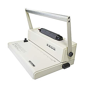 PrintFinish Coilbind S-15 with Electric Coil Inserter Manual Coil Punch & Binding Machine Pitch 4:1 - Professionally Bind Presentations and Documents - Printfinish - Strong and durable machine