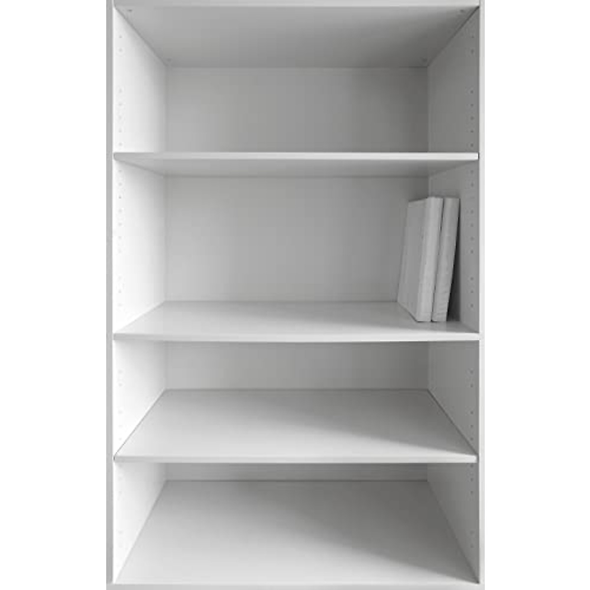 White Cabinet Shelves Melamine 1/2'' Thick, Custom, Cut to Size. (12'' Depth x 14' Inches Length)