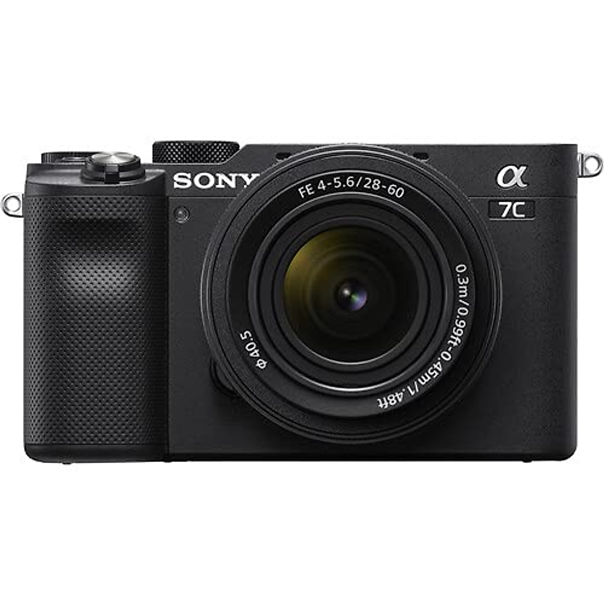 Sony a7C Mirrorless Camera Bundle (Black)- ILCE7C/B with FE 50mm f/1.8 Lens + Prime Accessory Package Including 128GB Memory, TTL Flash, Extra Battery, Software Package, Auxiliary Lenses & More