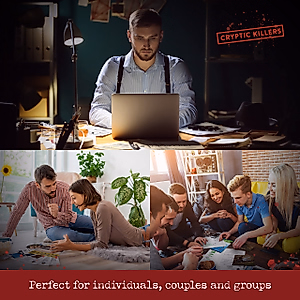 Unsolved Murder Mystery Game - Cold Case Files Investigation - CRYPTIC KILLERS - Detective Clues/Evidence - Solve The Crime - Individuals, Date Nights & Party Groups - Murder of a Marine Biologist